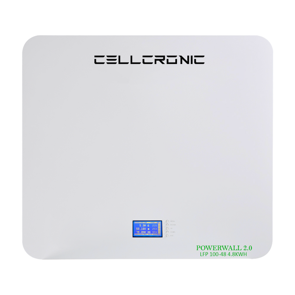 CELLCRONIC POWERWALL 2.0 5KW-48V-100AH Lithium Battery
